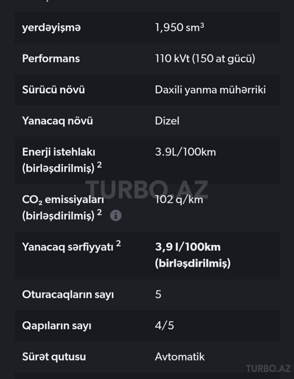 Купить Mercedes E 200 d, 2.0 л, 2017 год, 309 000 км в Баку - цена 41 ...
