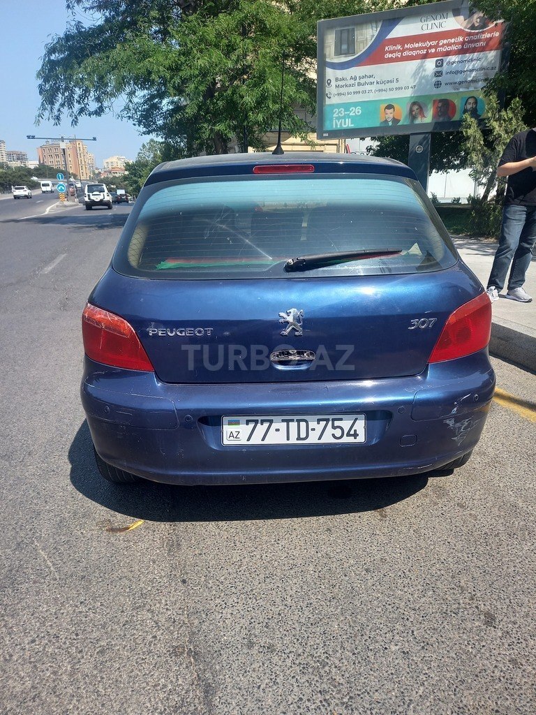 Peugeot 307, 2.0 L, 2002 il, 215 000 km Bakı almaq - qiyməti 3 200 AZN ...