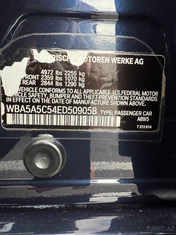 BMW 528, 2.0 L, 2014 il, 192 000 km Bakı almaq - qiyməti 30 000 AZN ...